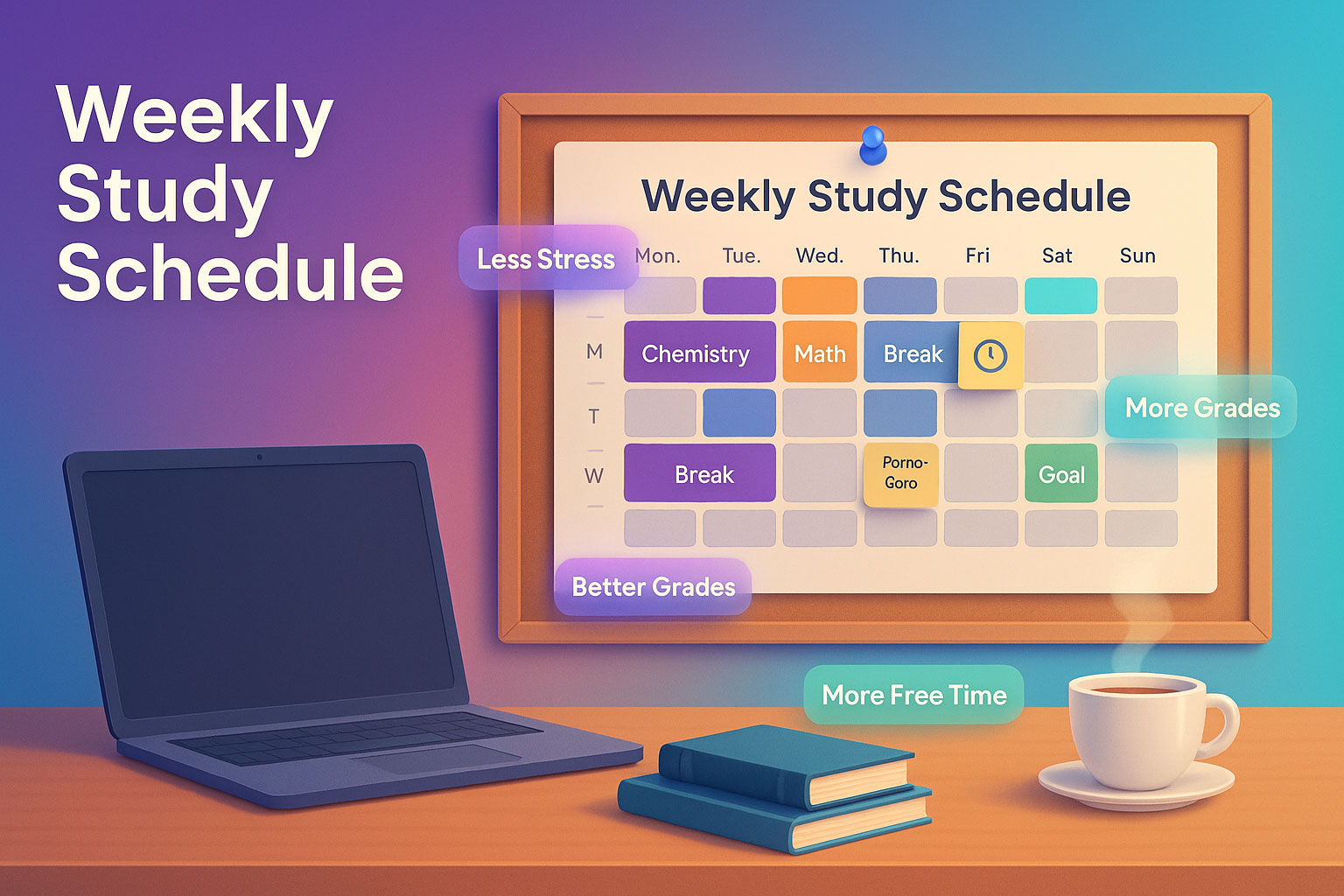 How to Create a Weekly Study Schedule That Actually Works